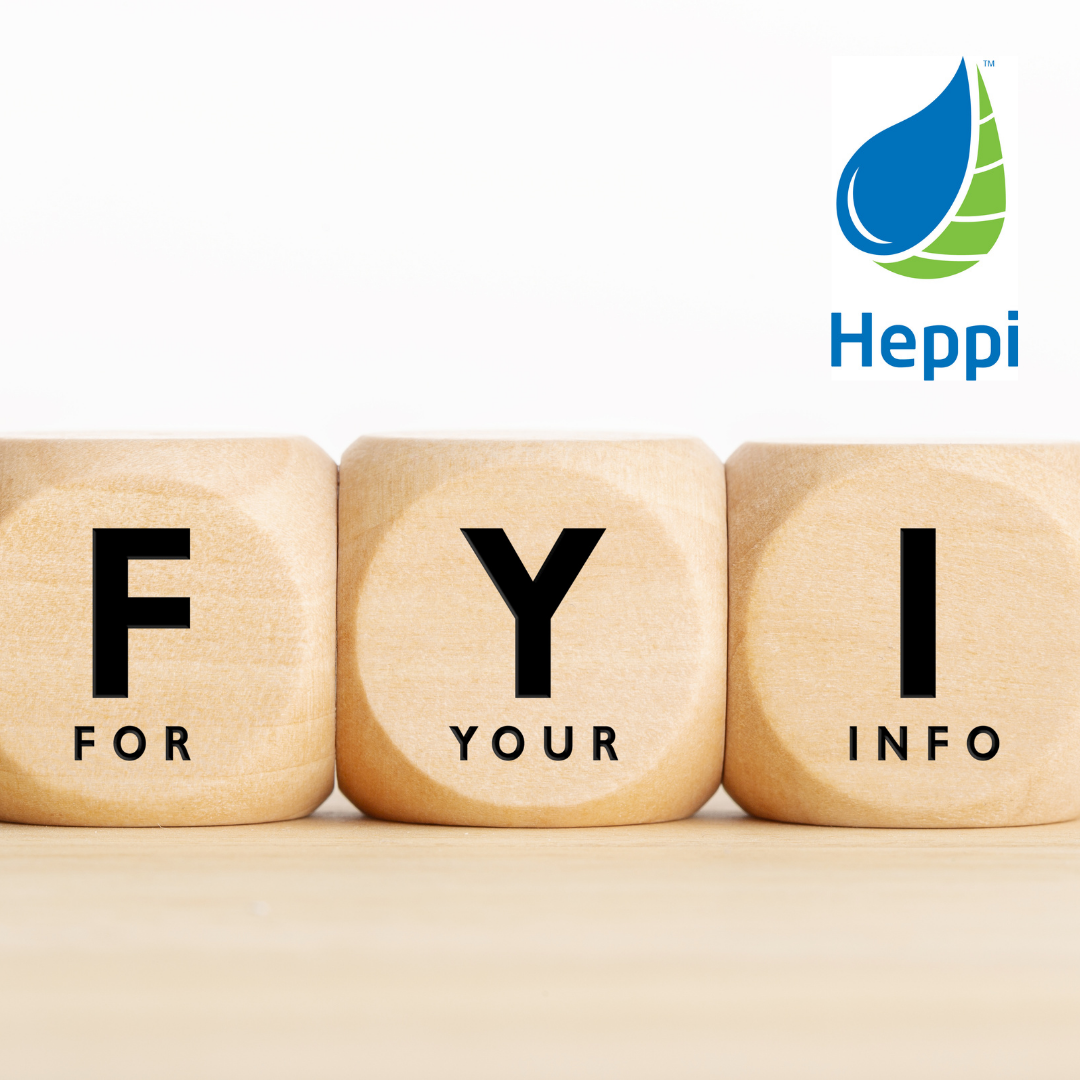 For Your Information 📣 – Heppi