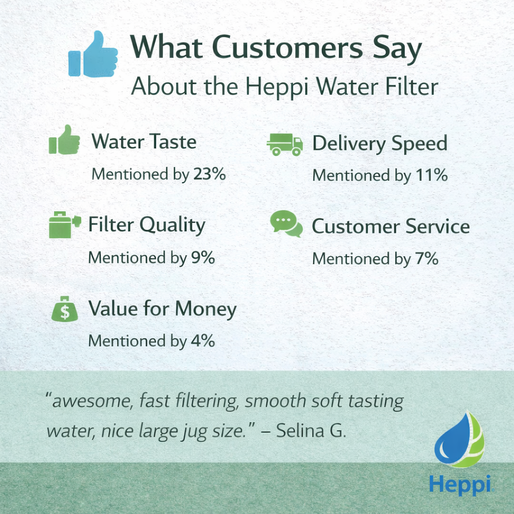 💧 What Customers Are Saying About the Heppi Water Filter